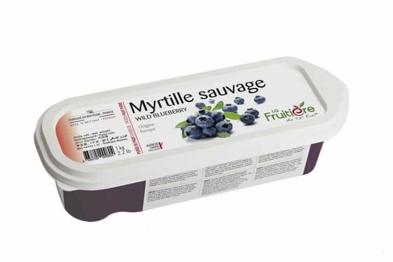 PURÉE DE MYRTILLE SAUVAGE 90% - La Fruitière du Val Evel