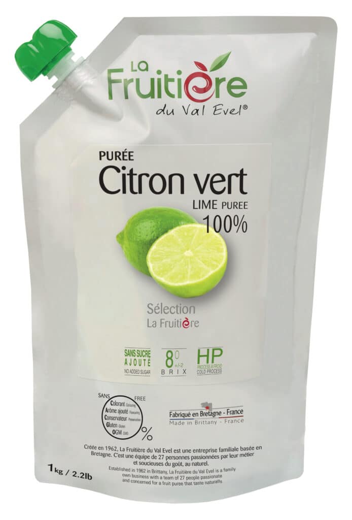 PURÉE DE CITRON VERT 100% - La Fruitière du Val Evel